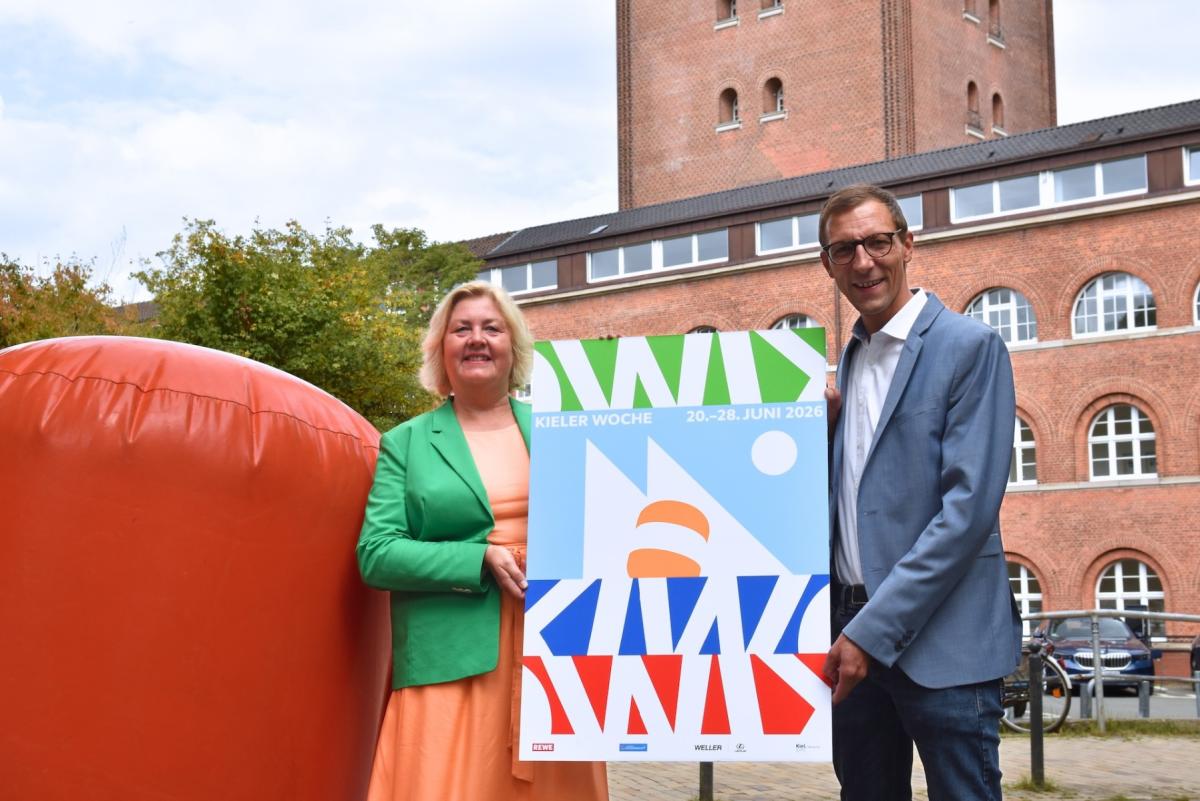 Design mit Leichtigkeit: Das ist das neue Kieler-Woche-Motiv 2026 ...
